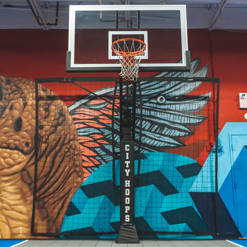 CITY HOOPS - Basketball Backstop Netting System | DIY Court Canada
