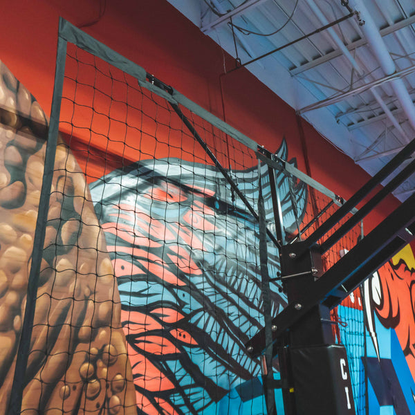 CITY HOOPS - Basketball Backstop Netting System | DIY Court Canada