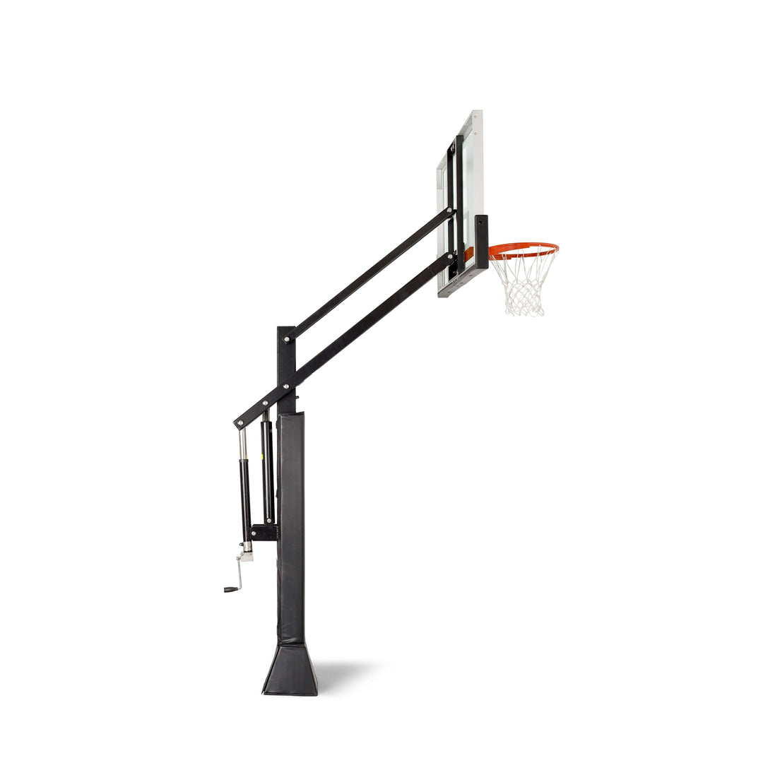 In-Ground Height Adjustable Hoops – DIY Court Canada